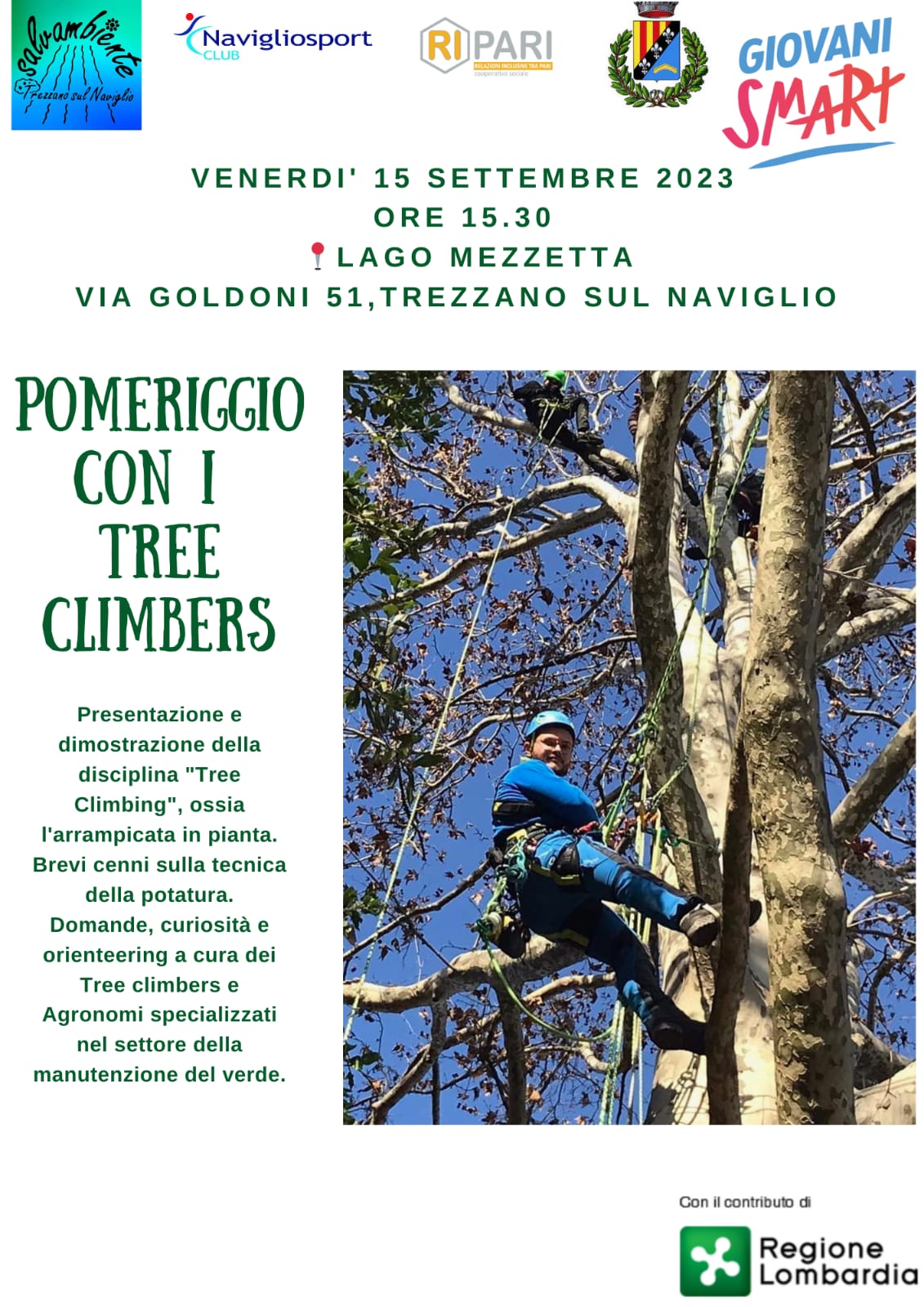 Pomeriggio con i tree climbers ~ Salvambiente